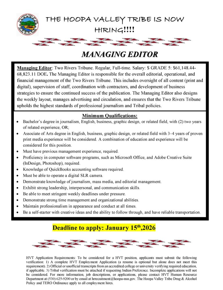 The Hoopa Valley Tribe's Official Website | Hoopa Valley Tribe